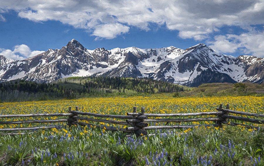 1D - Colorado Scenery – Focus on Fabric