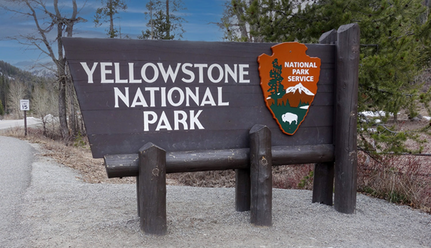 Yellowstone Park Entrance Fabric Panel - NPYS-008 – Focus on Fabric